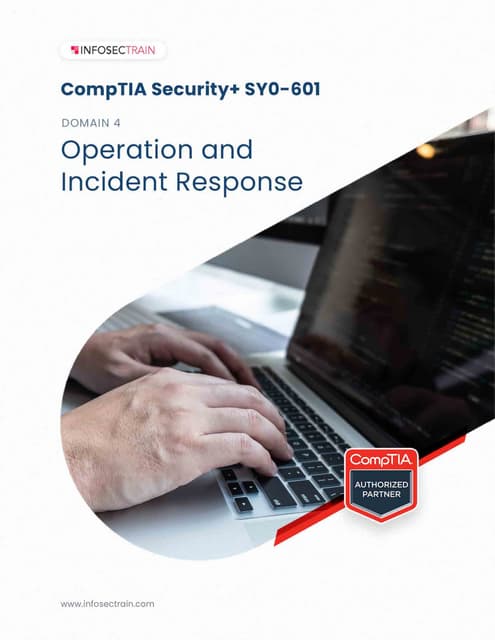 Information Security Analyst- Infosec train | PDF
