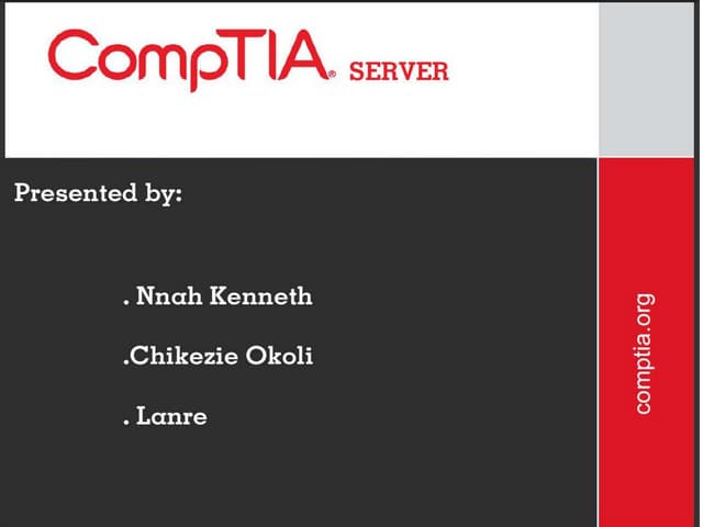 Introduction to Server | PPTX