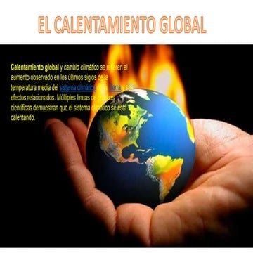 Calentamiento global 5to grado | PPTX