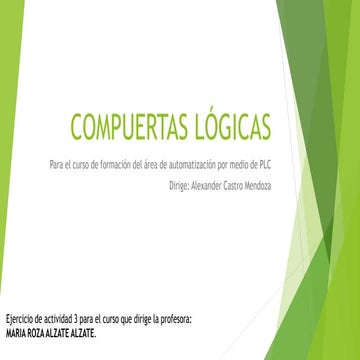 Compuertas lógicas | PPTX | Computing | Technology & Computing