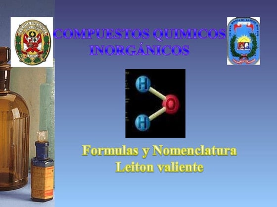Nomenclatura Inorganica quimica inorgánica | PPT
