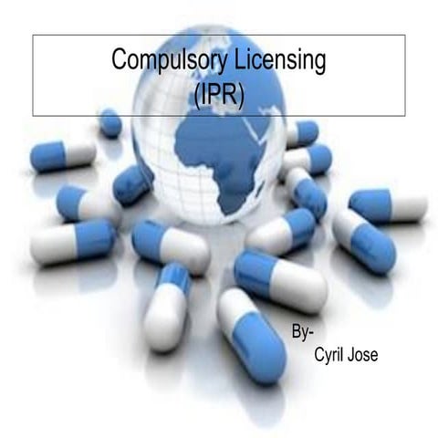 Compulsory licensing | PDF