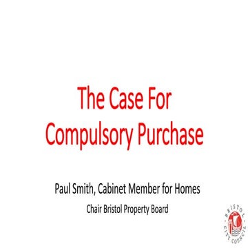 Compulsory purchase | PPT