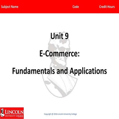 Comp unit 9 e commerce | PPTX
