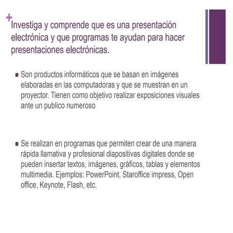 presentaciones electrónicas | PPTX | Computing | Technology & Computing
