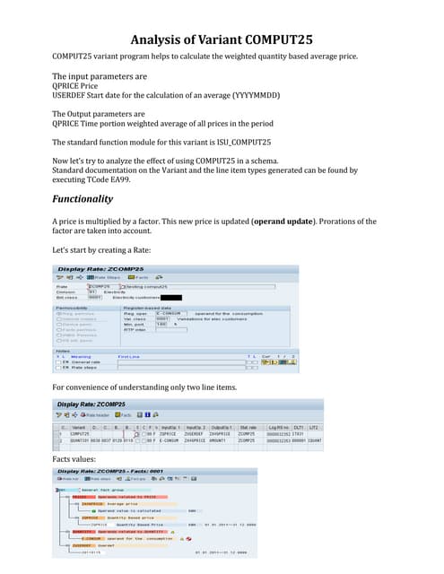 SAP ISU: Out-sorting Billing Validation | PDF | Technology & Computing