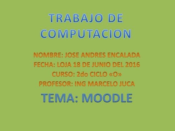 Jose Andres Encalada Valarezo presentations