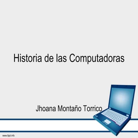 Historia de la Computadora | PPTX
