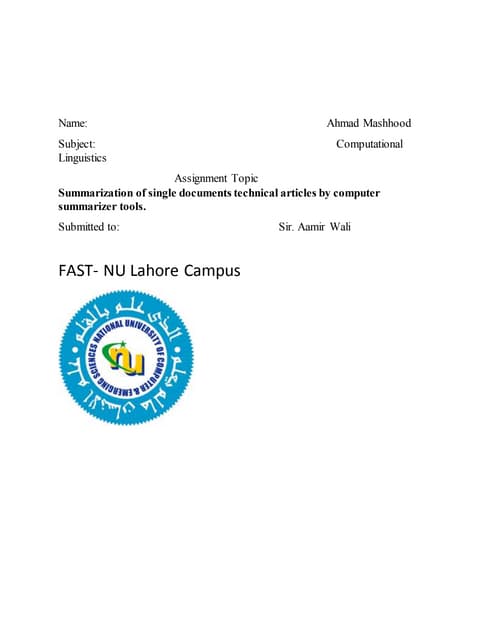 An Overview Of Extractive Based Automatic Text Summarization Systems Pdf