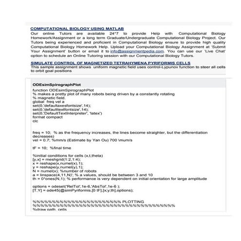 Computational Biology | PDF