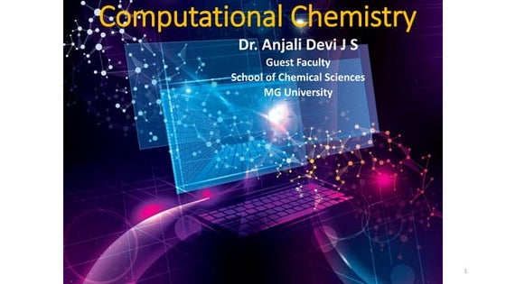 COMPUTATIONAL CHEMISTRY | PPT