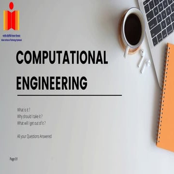 Computational Engineering IITH Presentation | PDF
