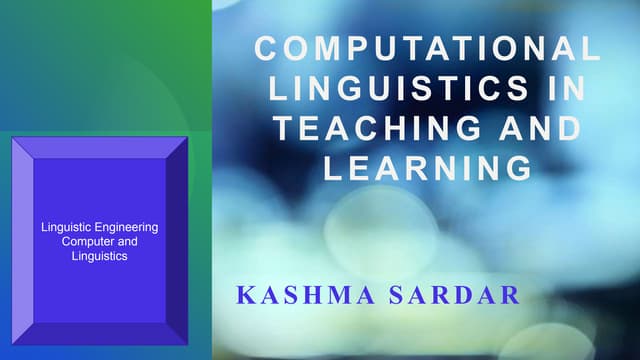 Computational Linguistics Pptx Programming Languages Computing 9661