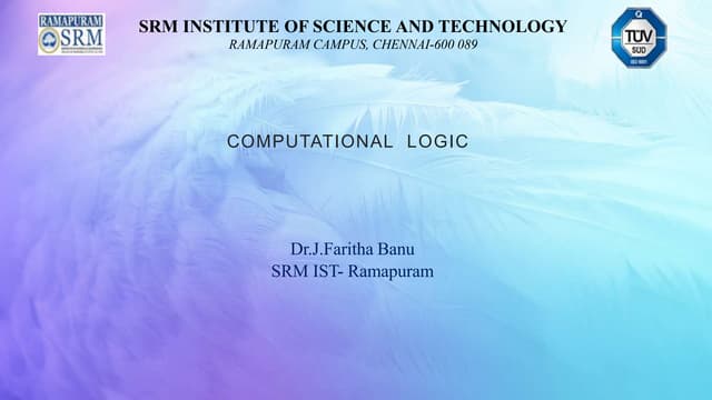 Computational logic Propositional Calculus proof system | PPT Computational logic Propositional Calculus proof system | PPT