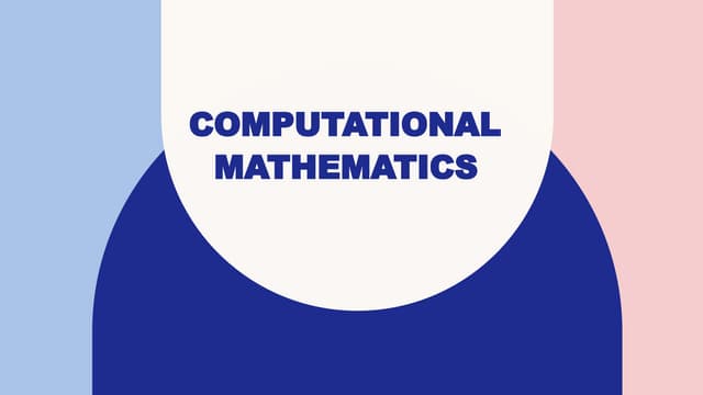 Fuzzy Sets In Computational Mathematics Computer Science Ppt