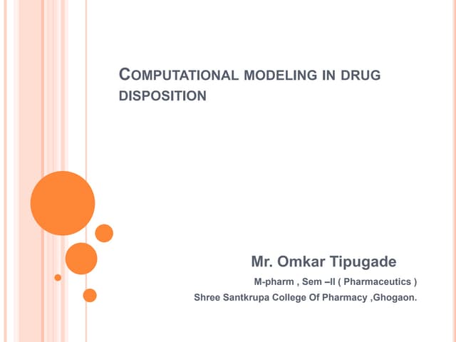PREDICTION AND ANALYSIS OF ADMET PROPERTIES OF NEW.pptx