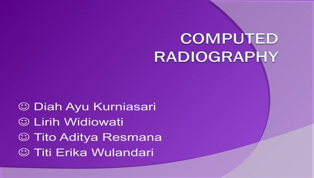 Computed radiography | PPT