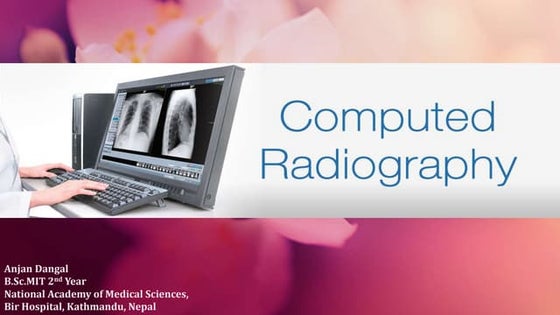 Computed radiography and digital radiography- CR/DR | PPTX