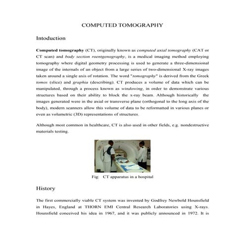 Computed tomography | DOC