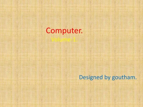 2 types of computers | PPT