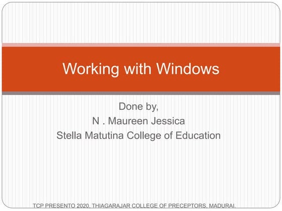 ITFT - Window explorer | PDF