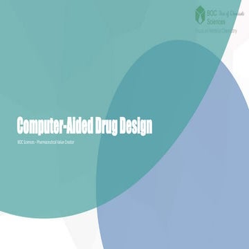 Computer aided-drug-design-boc sciences | PPTX