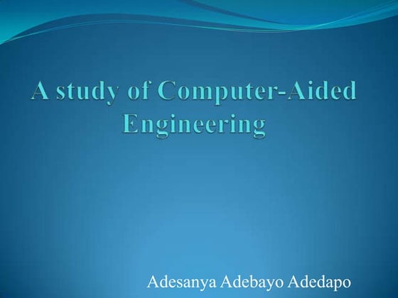 The Computer Aided Design Concept in the Concurrent Engineering Context. | PDF | Computing ...