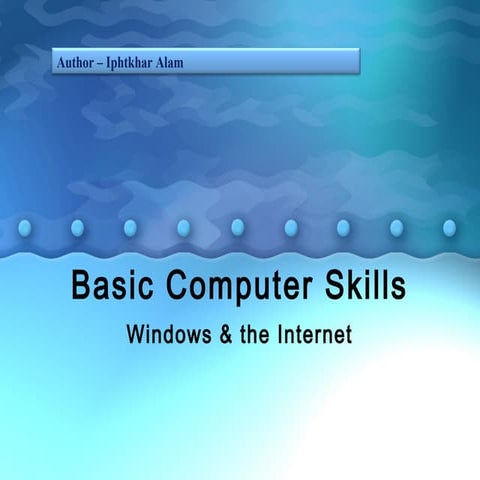 Computer Basics Basic Computerskills Ppt 
