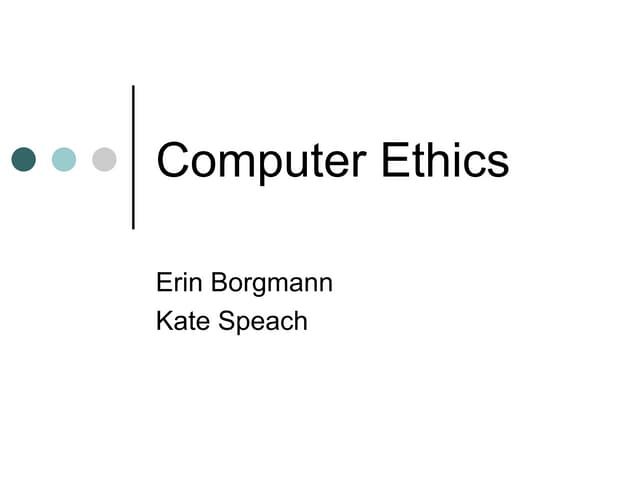 Cyber ethics | PPTX