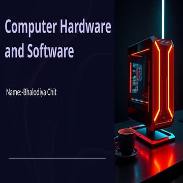 Computer-Hardware-and-Software.pptx..... | PPTX