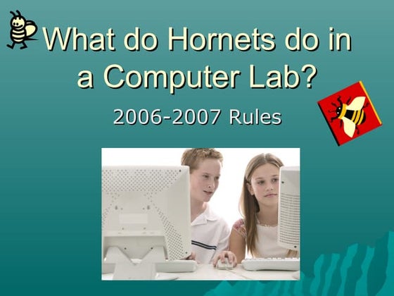 Computer lab rules | DOC | Computing | Technology & Computing