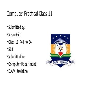 Computer Ppt Pptx Class 11 Of Codfsmputer Pptx
