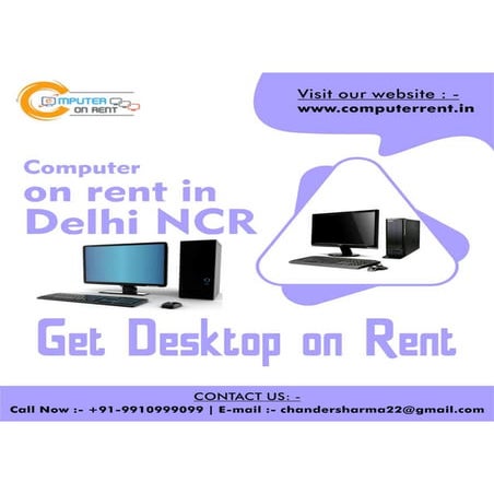 Computer on rent in Delhi! 9910999099 | PDF
