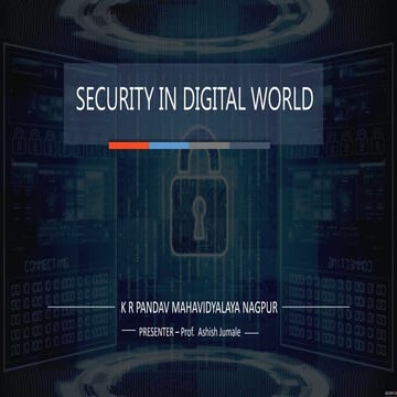 Security in Digital world | PPTX