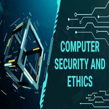 Computer-security-and-ethics.pdf 6.9 ict | PDF