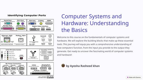 IGCSE ICT - Types and Components of Computer Systems - Hardware and Software - Ajiro Tech - Part ...