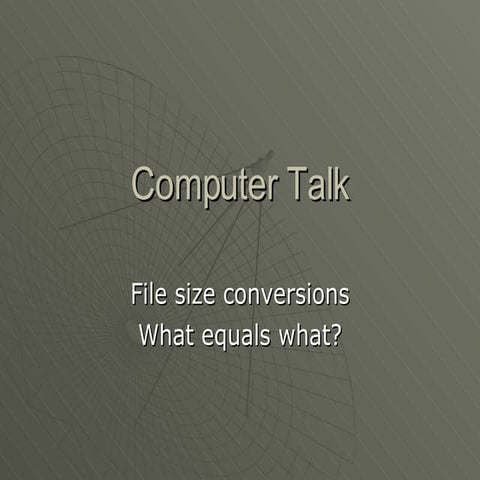 Computer Talk | PPT