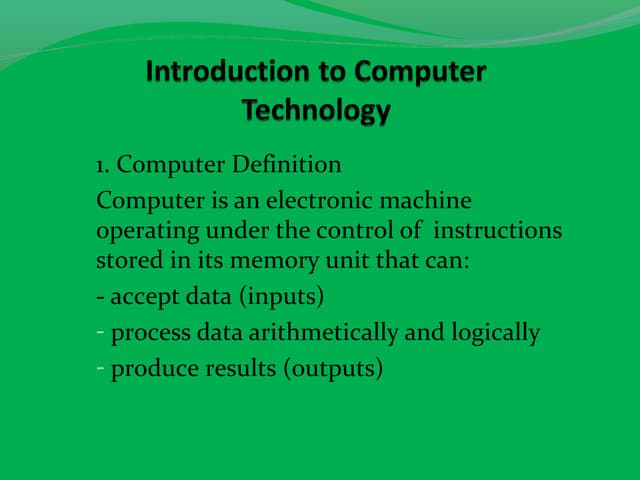 Computers' History Timeline | PPT | Computing | Technology & Computing