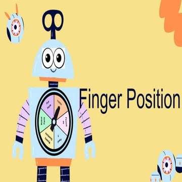 Computer SUBJECT GRADE 2 FINGER POSITIONING | PPT