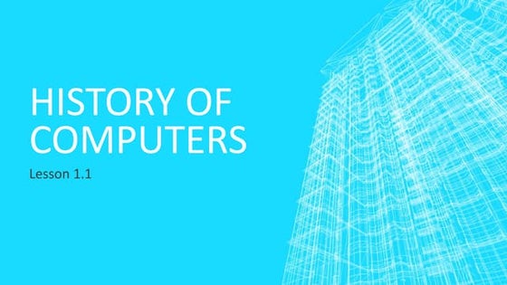 History of Computer | PPT