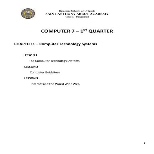 Computer 9 module | DOCX