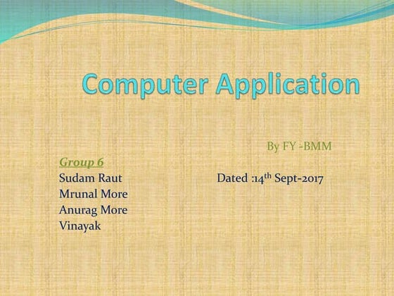 Std 11 Computer Chapter 2 Animation Tool Synfig Ppt 7578
