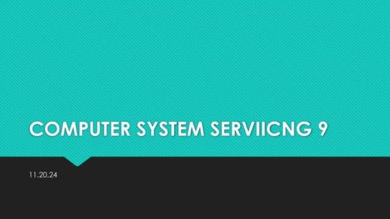 Computer Software - Technology and Livelihood Education | PPTX