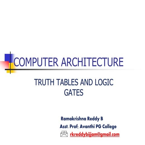 Computer architecture 1 | PPT