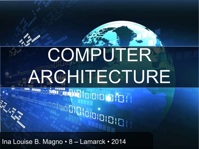 Computer Architecture Ppt 0635
