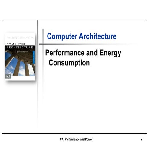 Computer Architecture Performance and Energy | PDF