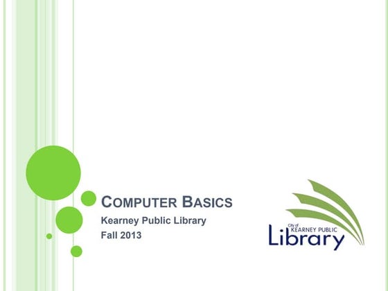 Basic computer class 1 | PPT