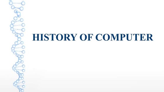 Comparison between computers of past and present | PDF