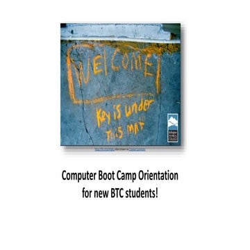 Computer Boot Camp Orientation Fall 2015 | PPTX | College Education ...