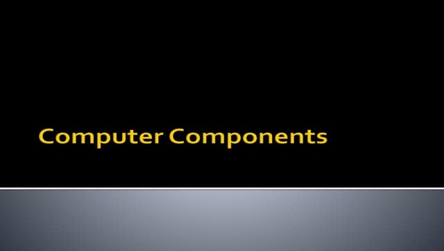 Types of computer | PPT